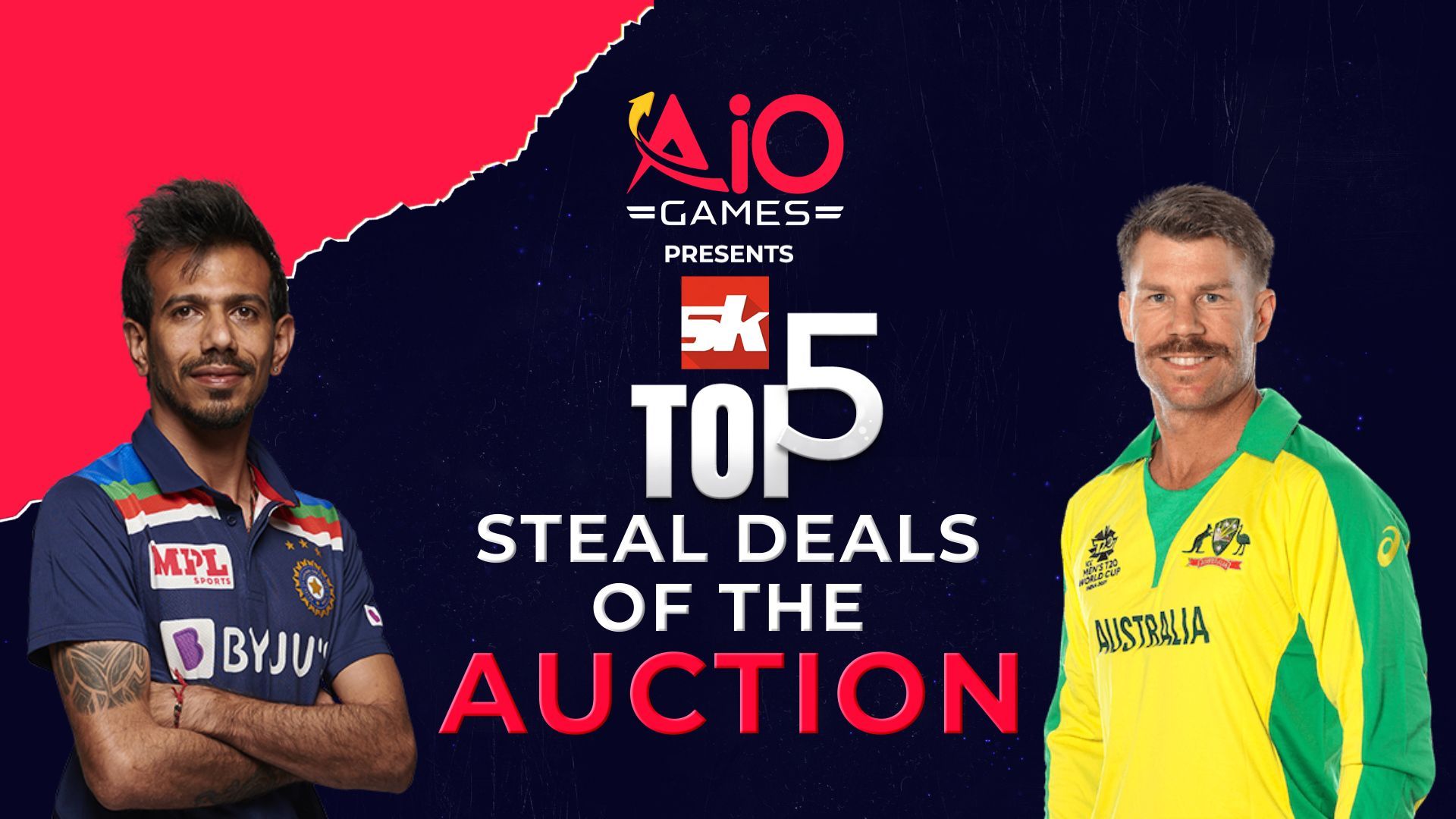AIO Games Presents Auction Special: Top 5 Steal Deals of the IPL Auction