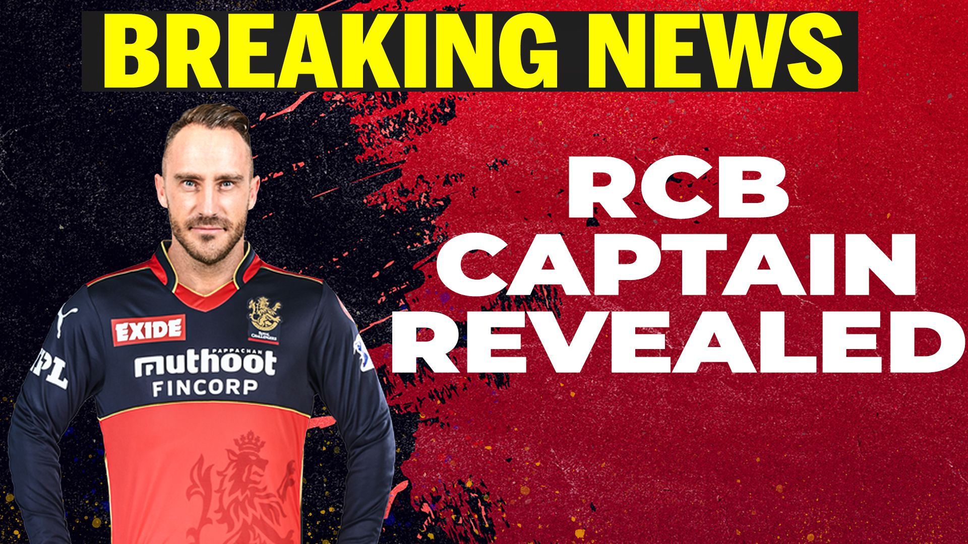 RCB Captain Announced | IPL 2022 | Royal Challengers Bangalore | Faf du ...