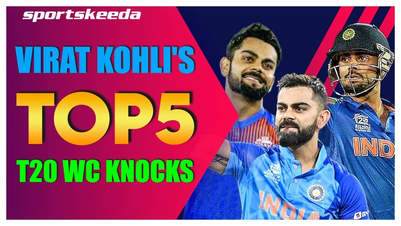 Virat Kohli's 5 best knocks in T20 World Cups | T20 WC 2022 | Birthday ...