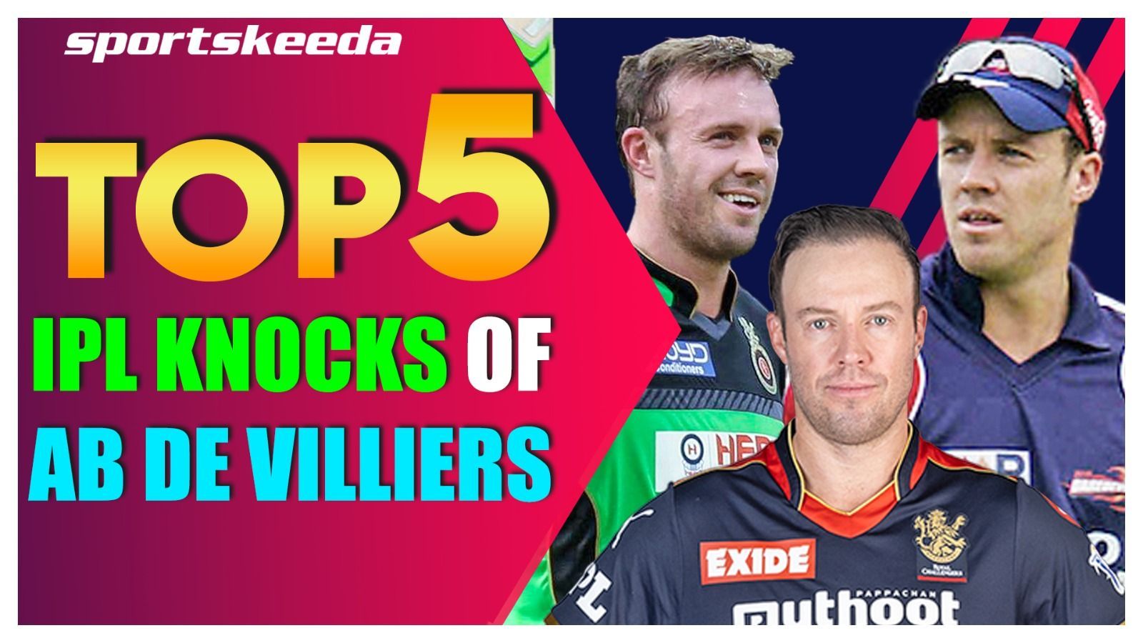Top 5 match-winning knocks by AB de Villiers in IPL | RCB | Birthday ...