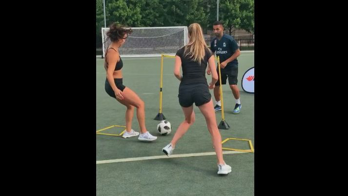 Football Skills Featuring Miss Universe Canada 2017 Lauren Howe And ...