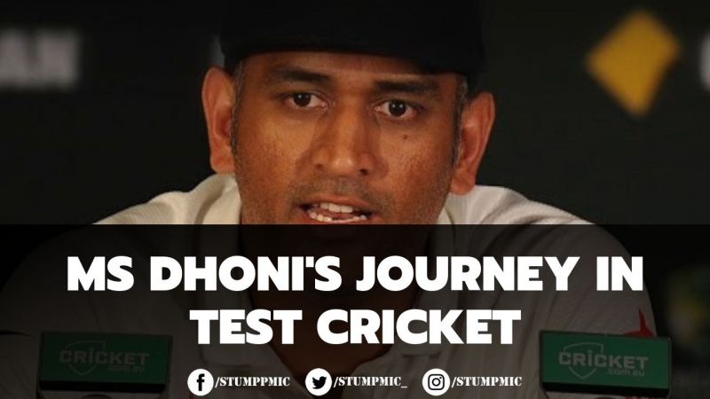 MS Dhoni | Journey in Tests | Highlights, Records and Achievements ...