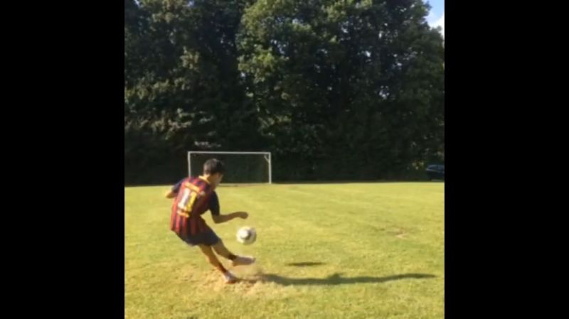 Football skills: The perfect free kick