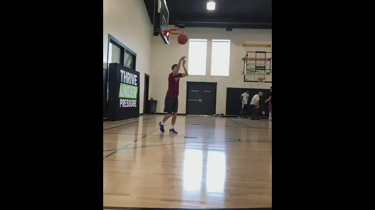 Basketball Dunks: Messing around with low rims