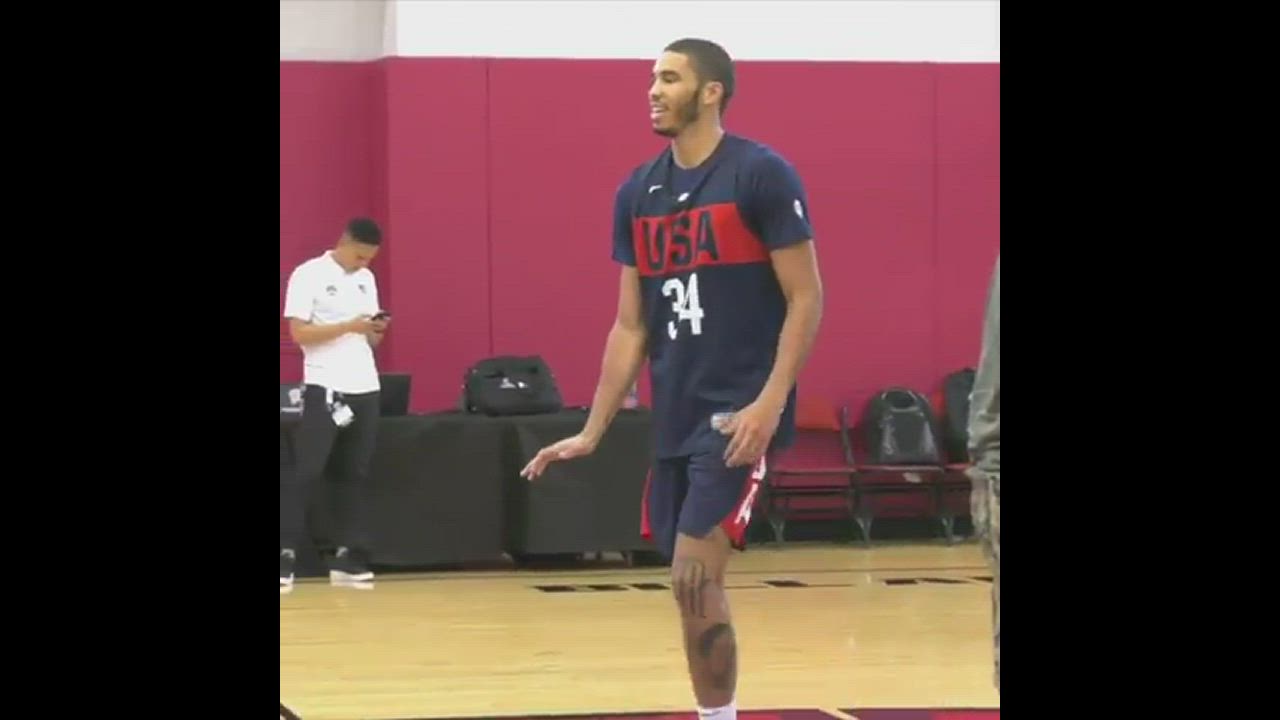Jason Tatum: Getting buckets in with everyone at the Team USA camp