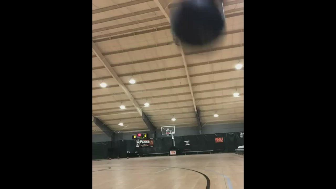 Basketball Skills: He shot a bucket from the other end of the court