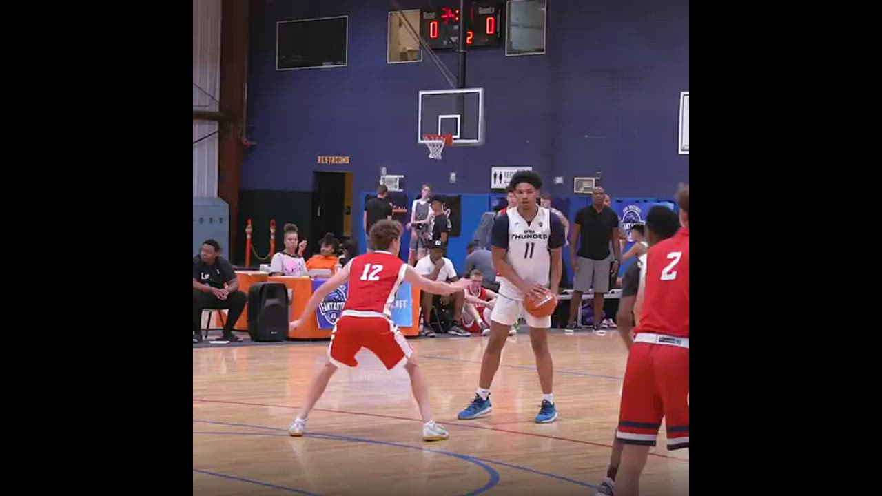 Basketball Moves- Smooth no look behind the back pass