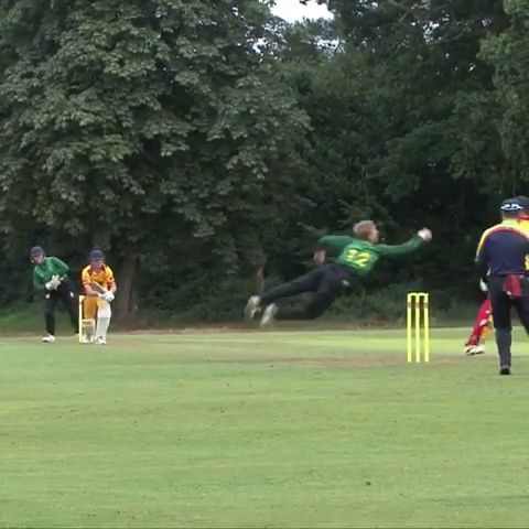 How was that for a Caught and Bowled?