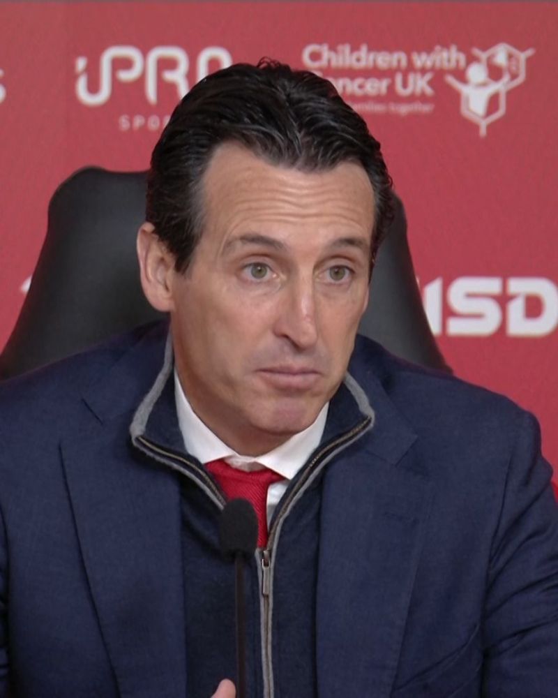 There was a penalty for us - Emery complains after Arsenal defeat at ...