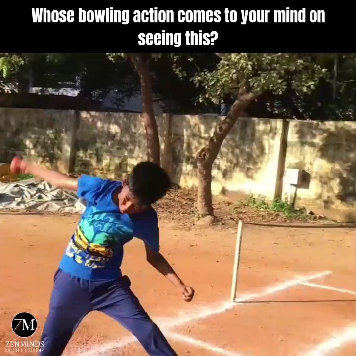 What a unique bowling action!