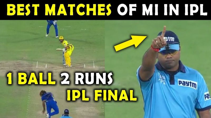 IPL2020 : 5 Best Matches/Moments of Mumbai Indians in IPL
