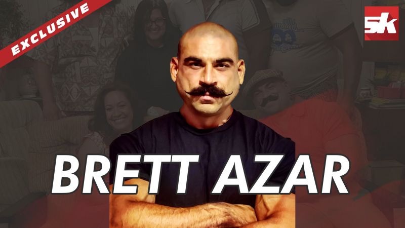 Brett Azar shares his experience of portraying The Iron Sheik on Young Rock