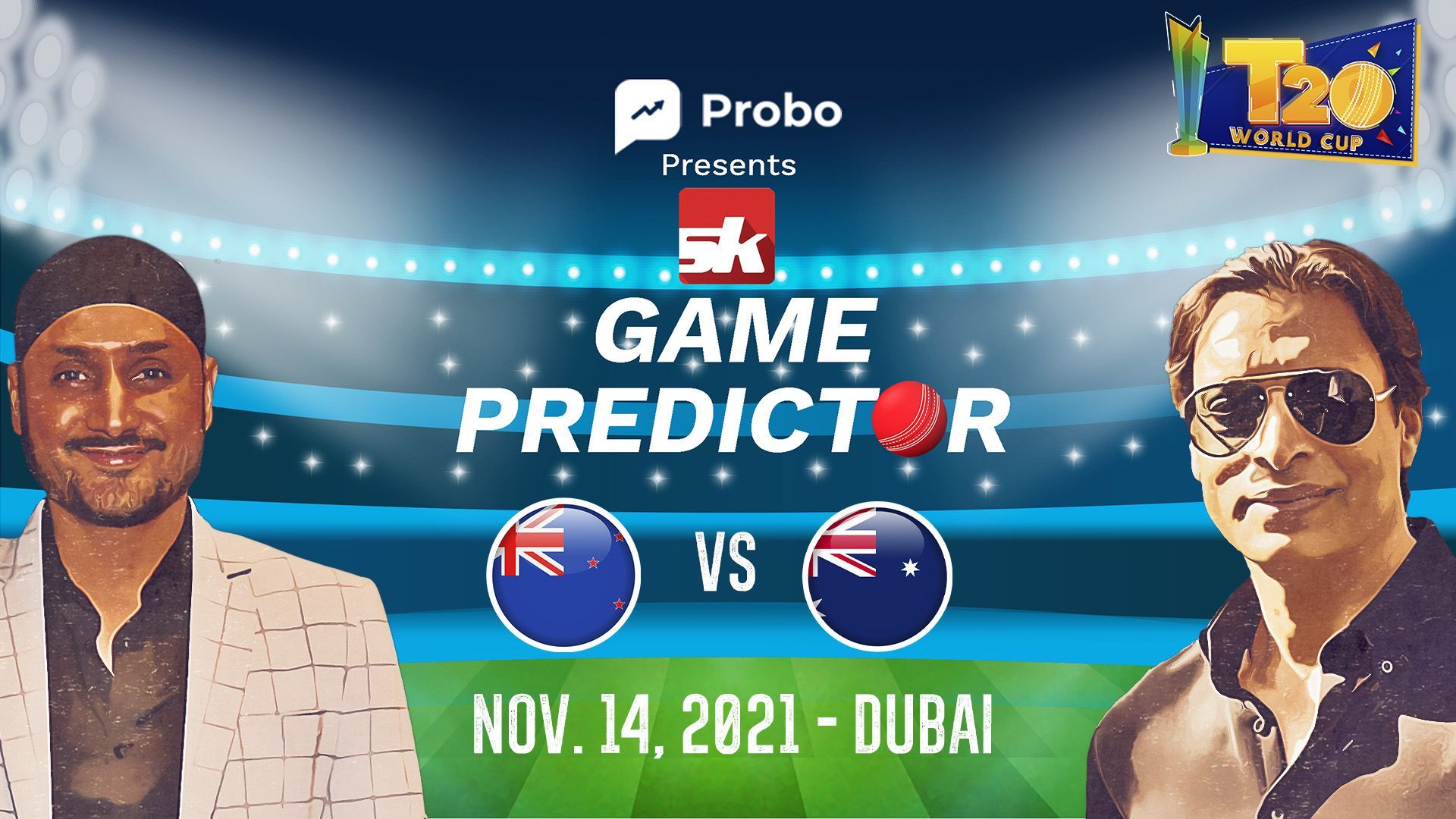 Probo presents SK Game Predictor | New Zealand vs Australia | T20 World Cup